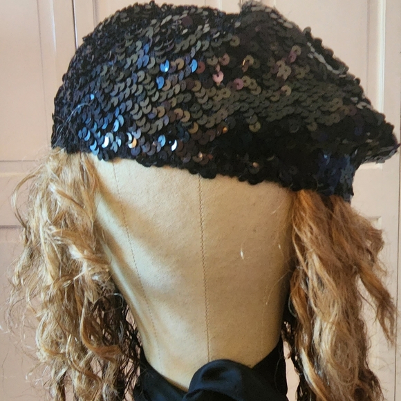 Other | Sparkling Sequence Black Tam | Poshmark
